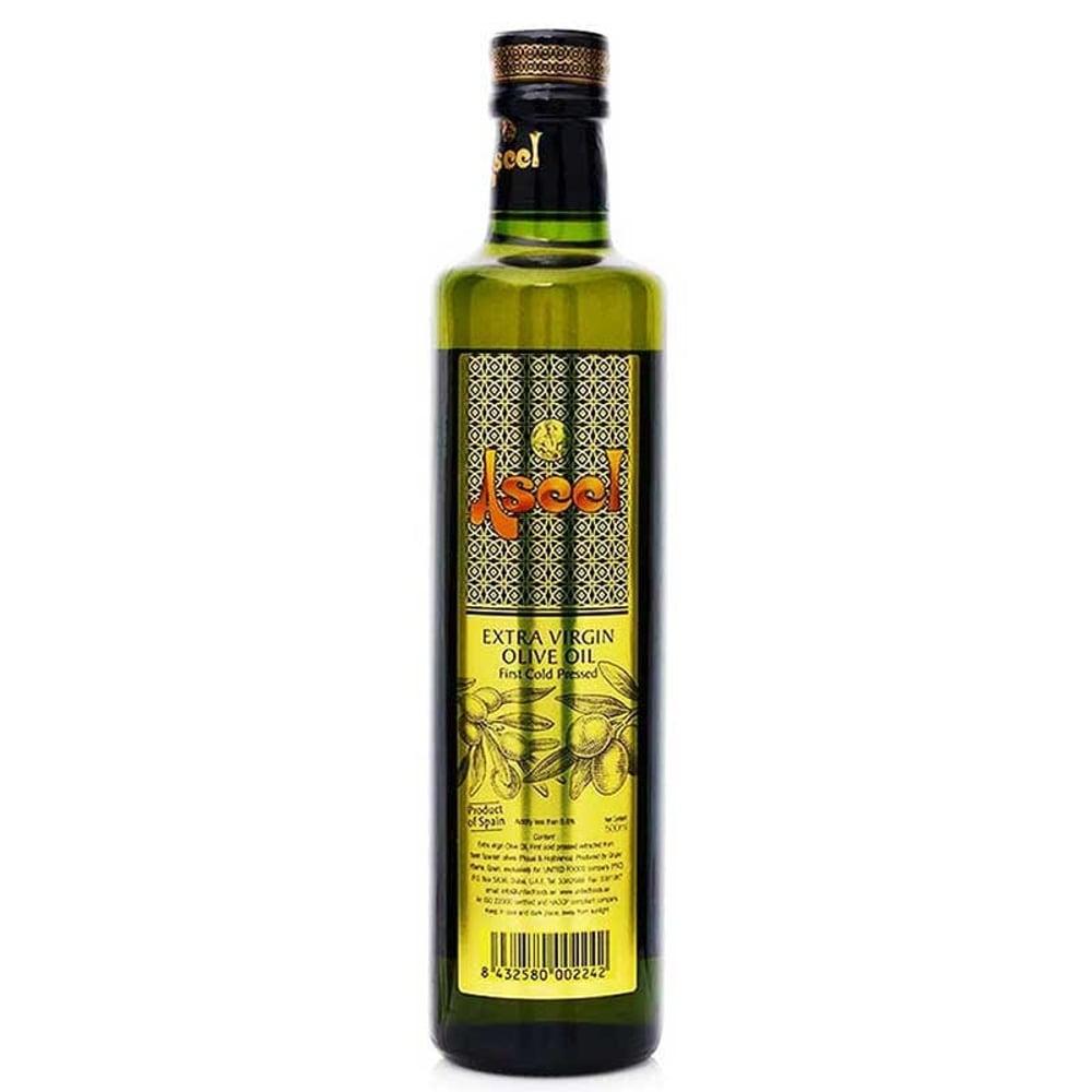 Buy Aseel Extra Virgin Olive Oil 500ml Online in UAE | Sharaf DG