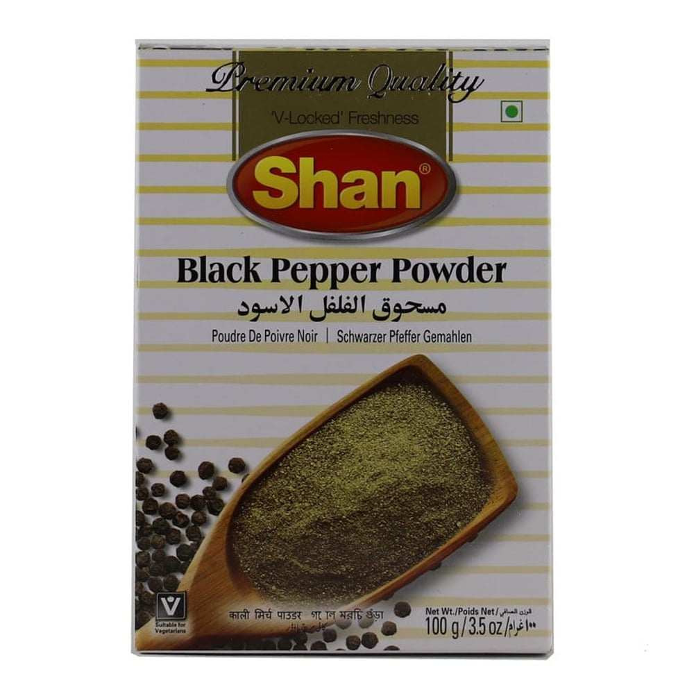 Buy Shan Black Pepper Powder 100gm Online in UAE | Sharaf DG