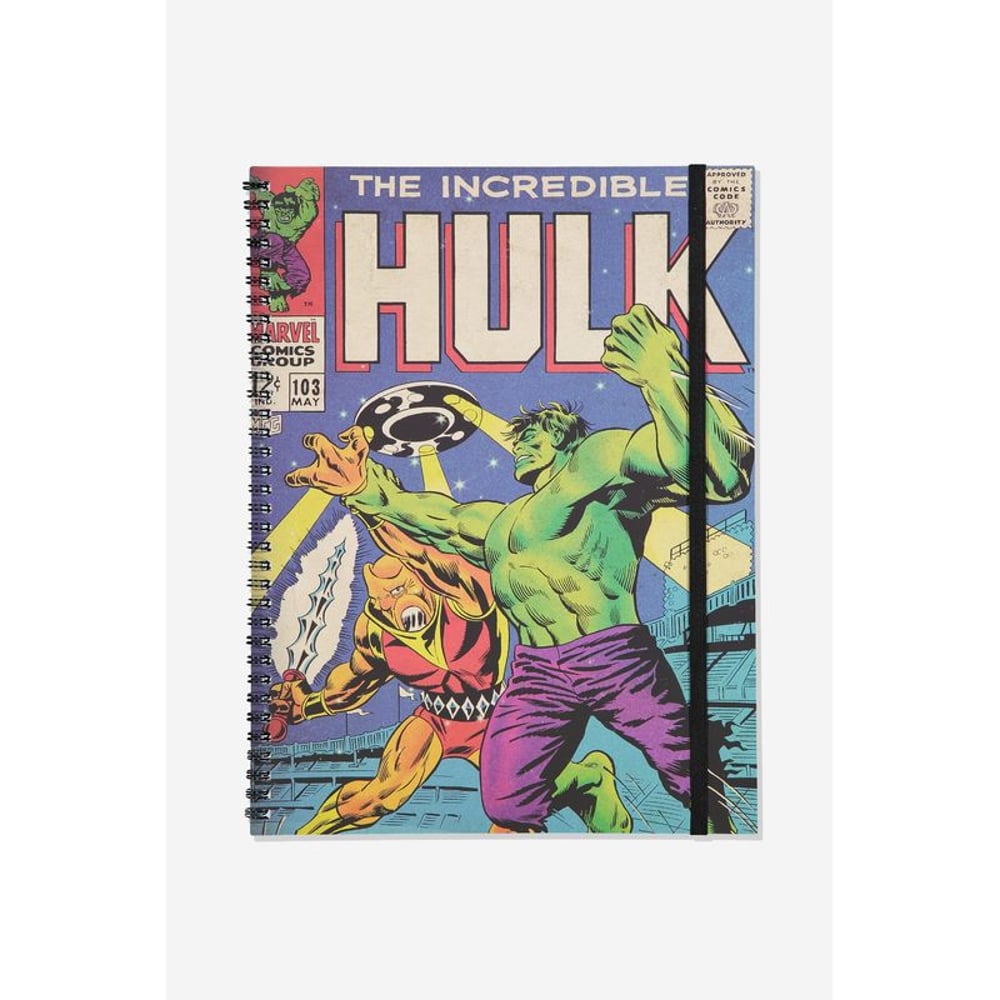 Buy TYPO A4 Marvel Spinout Notebook Recycled Marvel Hulk Online in UAE ...