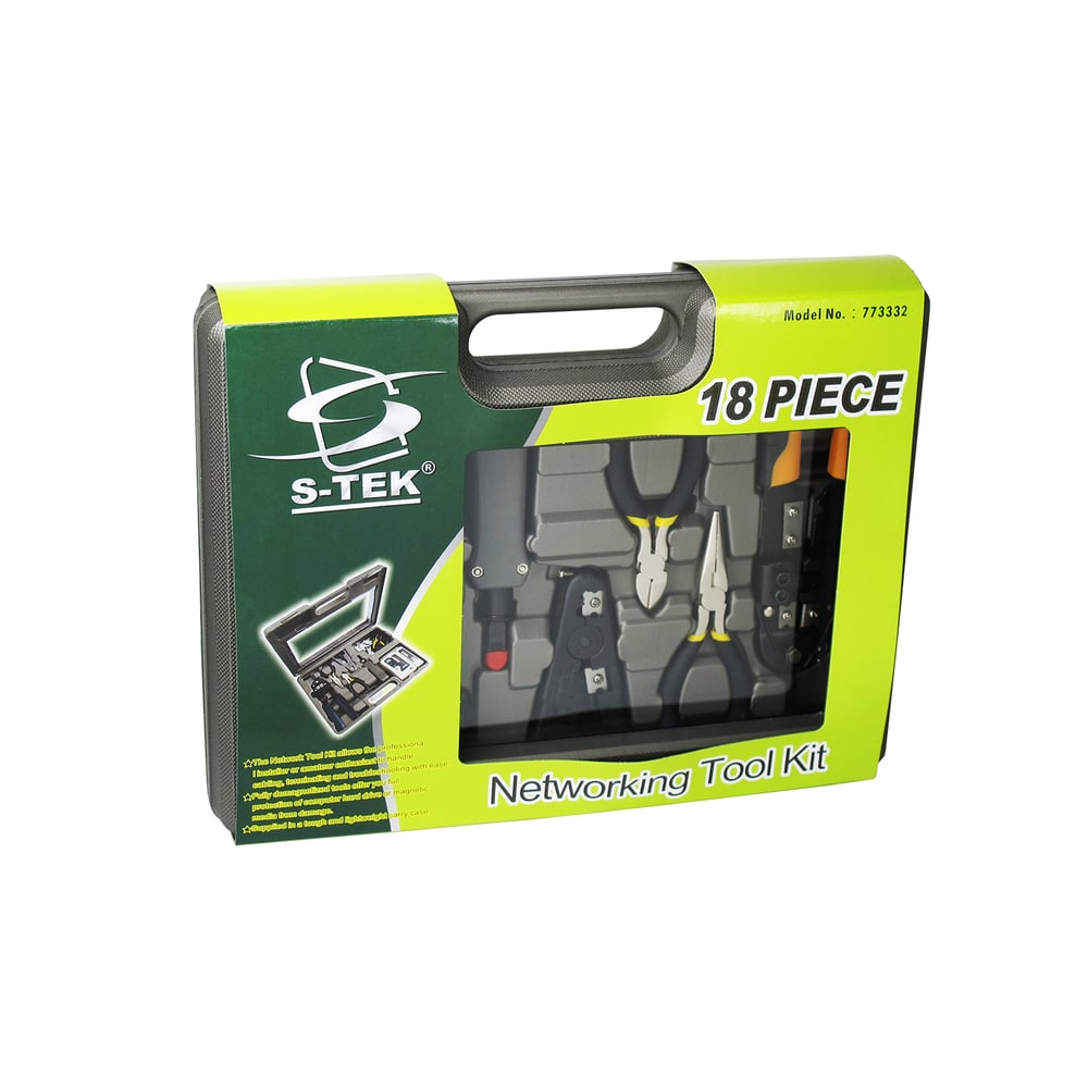 اشترِ S-TEK NETWORKING TOOLKIT 18 PCS FOR CABLING,TERMINATING AND ...