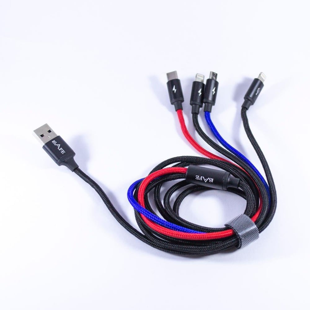 Buy Isafe Rapid Series 4 In1 Cable Online in UAE | Sharaf DG