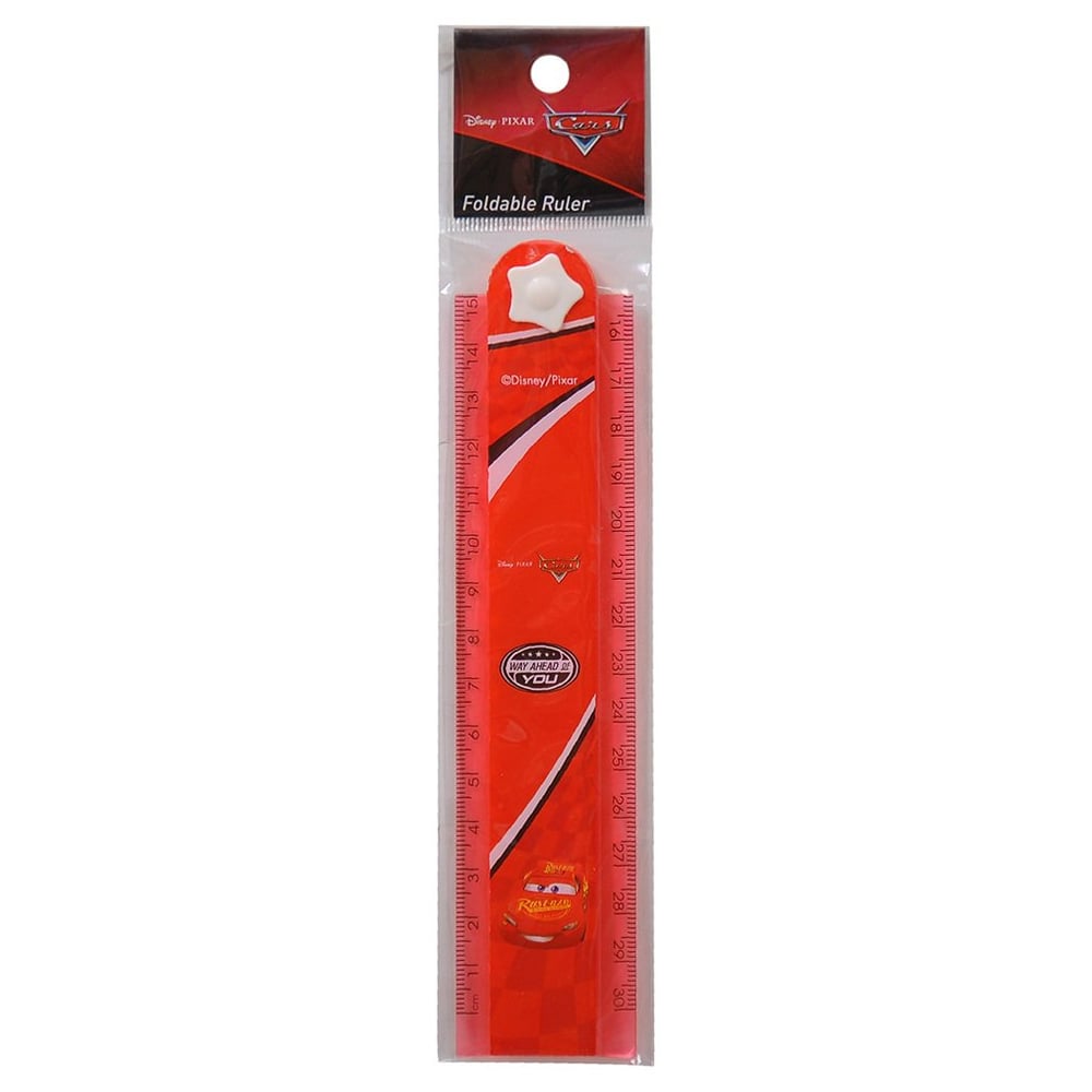 Buy Disney CARS 7 Time Champ Ruler Foldable Online in UAE | Sharaf DG