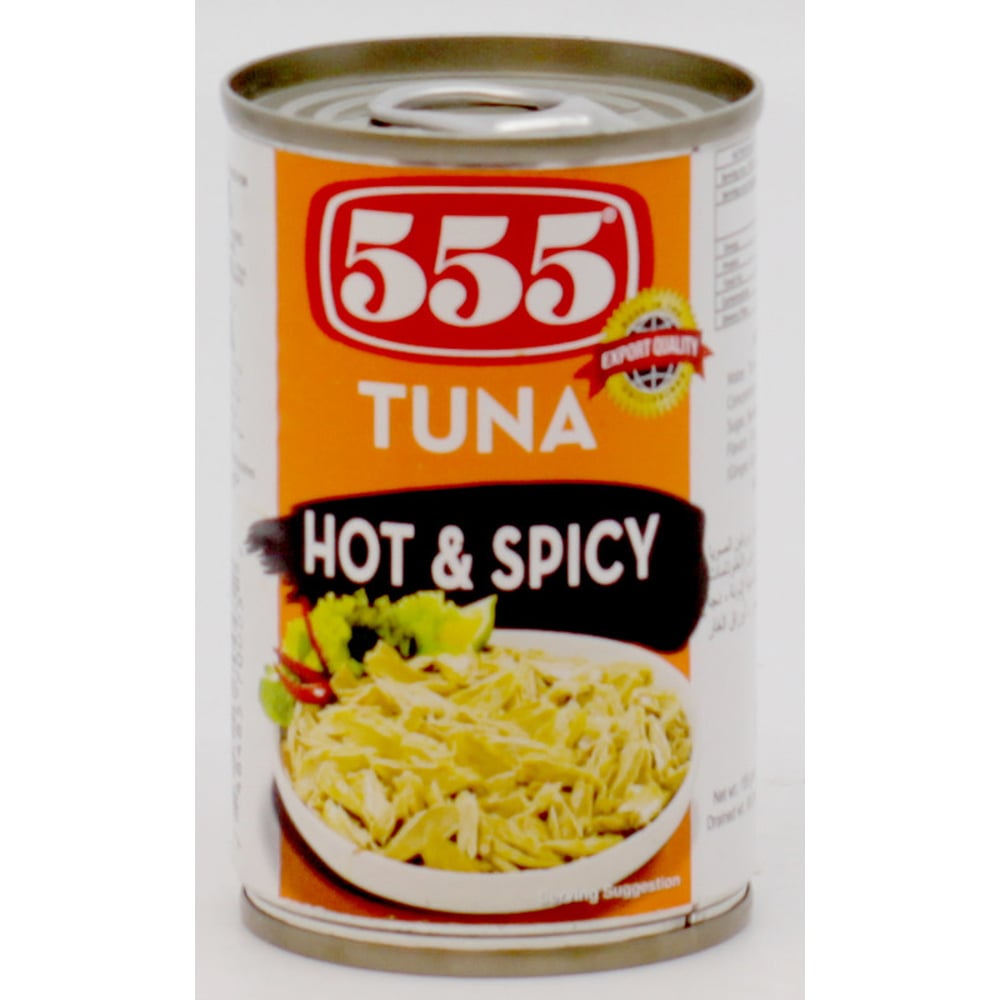 Buy 555 Tuna Flakes Hot&spicy 155gm Online in UAE | Sharaf DG