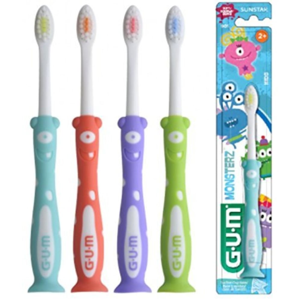 Buy GUM Kids’ Monsterz Toothbrush (3 Pack) Online in UAE | Sharaf DG