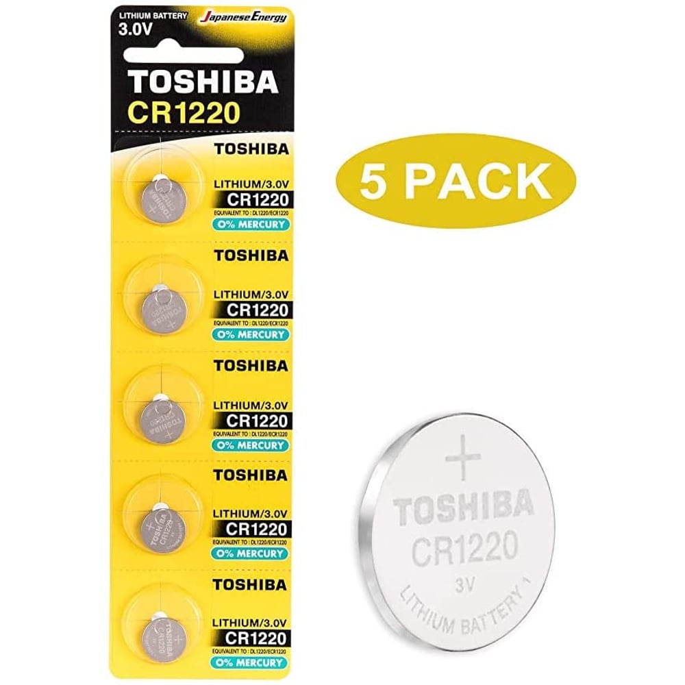 Buy Toshiba CR1220 3V Lithium Coin Cell Battery Pack of 5 Online in UAE ... Buy Toshiba CR1220 3V Lithium Coin Cell Battery Pack of 5 Online in UAE ...