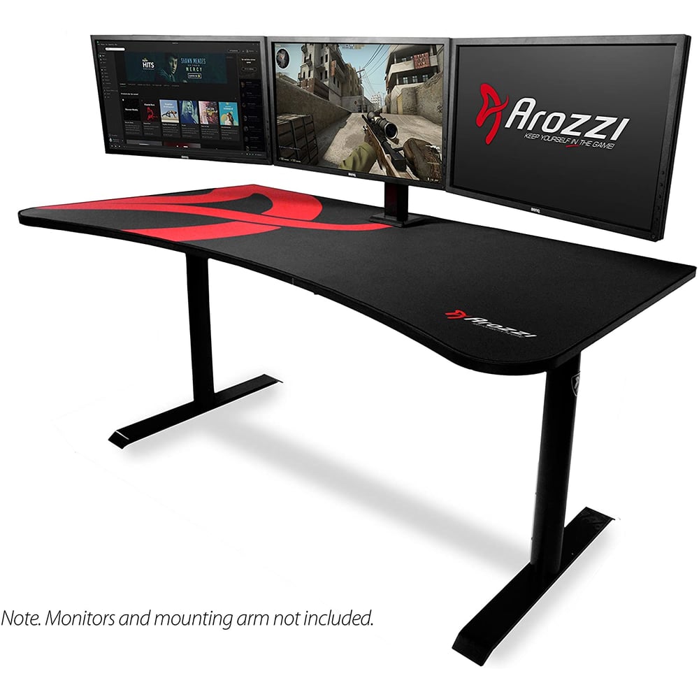 Buy Arozzi Arena Gaming Desk – Black Online in UAE | Sharaf DG