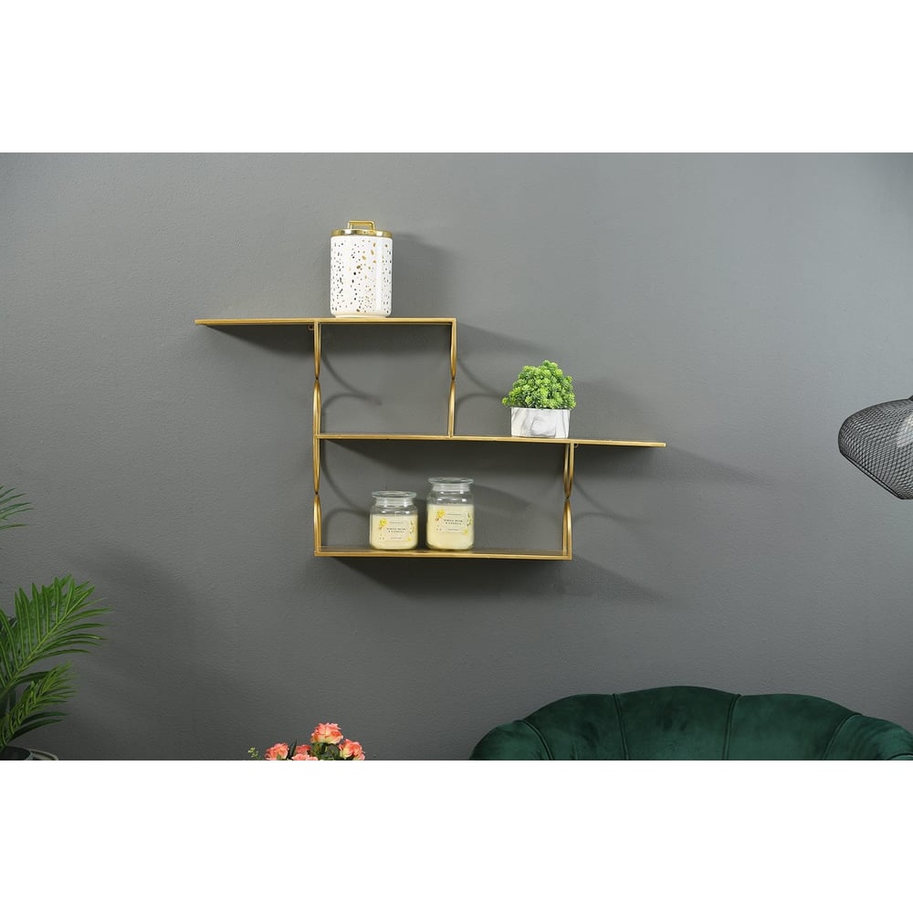 Buy Rezart Wall Decor Gold 91x14x46cm Online in UAE | Sharaf DG