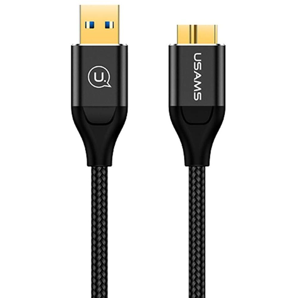 Buy Usams Hard Drive Data Cable 1m Black Online in UAE | Sharaf DG