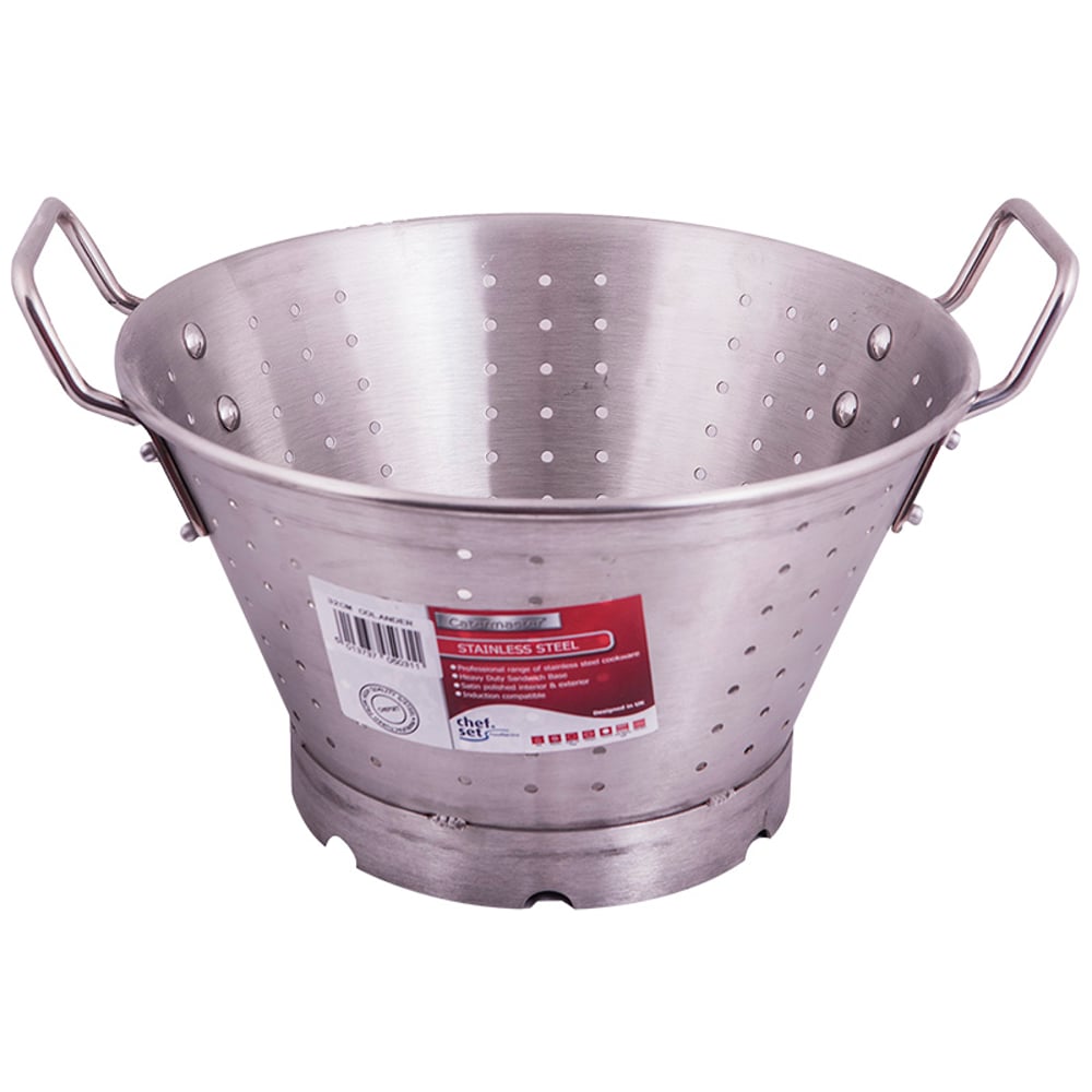 Chefset Steel Colander With Handle 50cm price in Bahrain, Buy Chefset ...