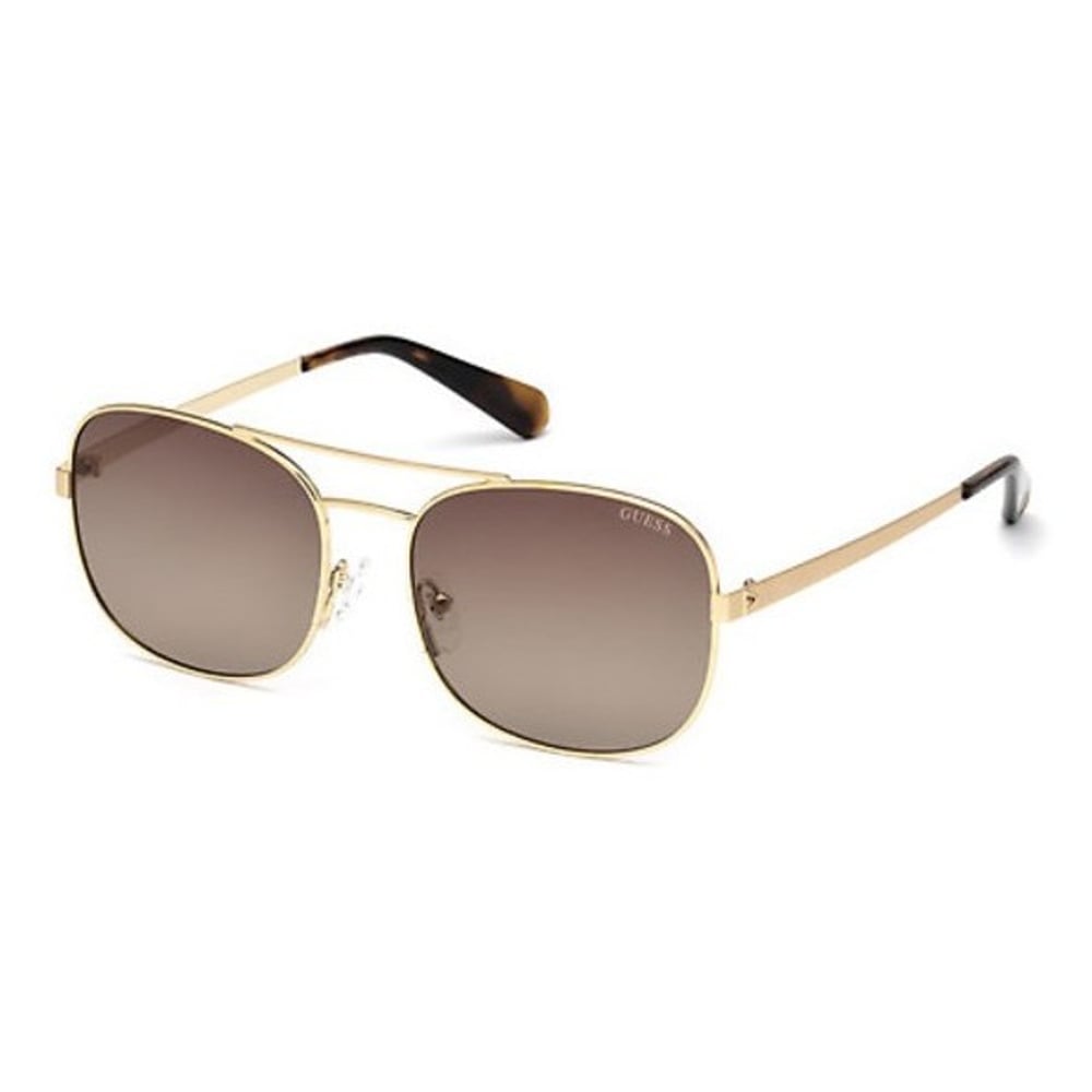 Guess Gold / Brown Polarized Polarized Metal Unisex Sunglasses price in ...