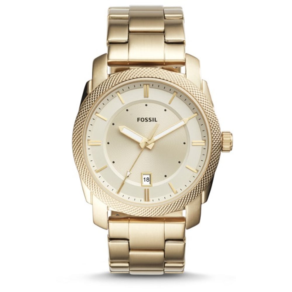Buy Fossil FS5264 Machine Three-Hand Date Gold-Tone Stainless Steel ...