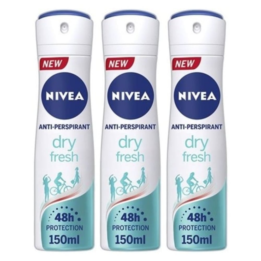 Nivea Dry Fresh Deo 150ml X3 price in Bahrain, Buy Nivea Dry Fresh Deo ...