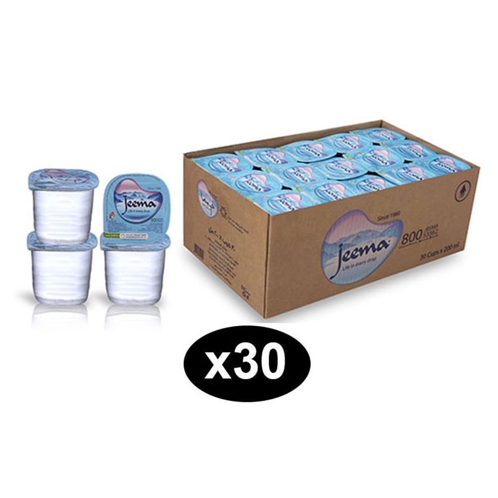Buy Jeema Mineral Water Cup 200ml Pack Of 30 Online in UAE | Sharaf DG