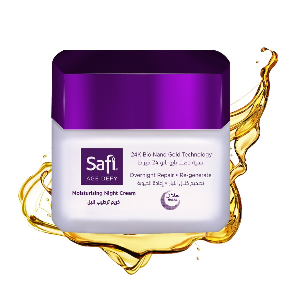 Buy Safi Age Defy – Night Cream, 40G, 24K Bio Nano Gold, Repairs And ...