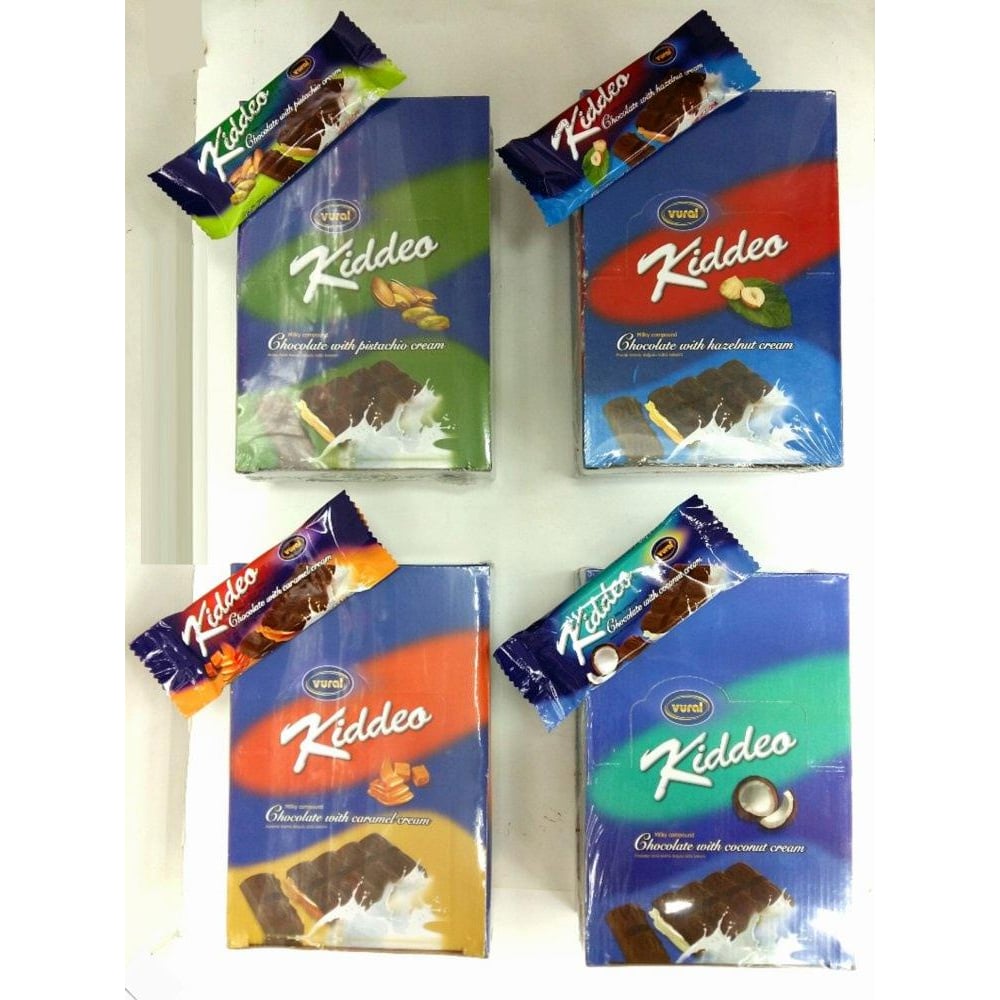 Buy Vural Kiddeo Caramel – Milky Compoud Chocolate with Caramel Cream ...