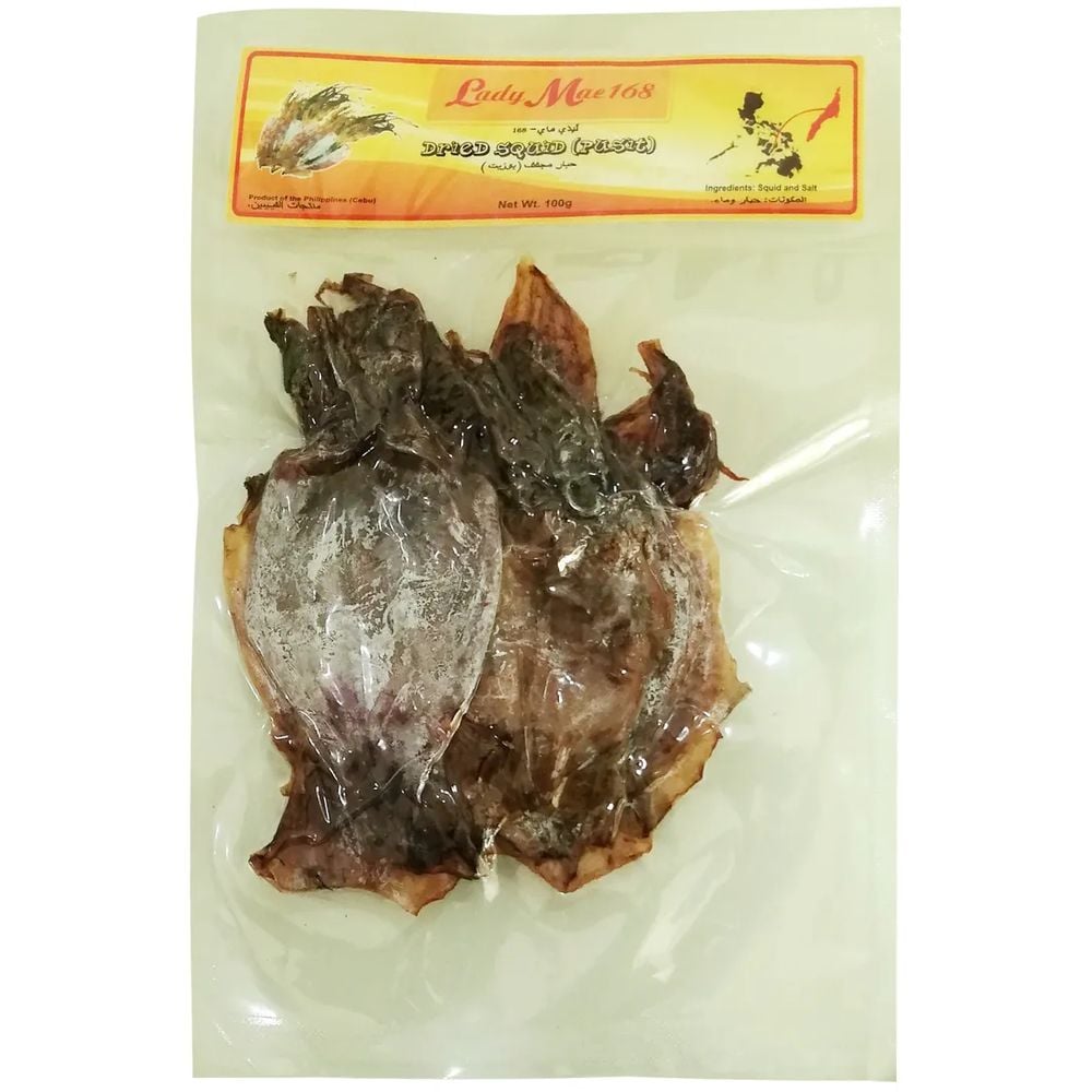 Buy Lady Mae Dried Squid Pusit Butterfly Cut 100gm Online in UAE ...