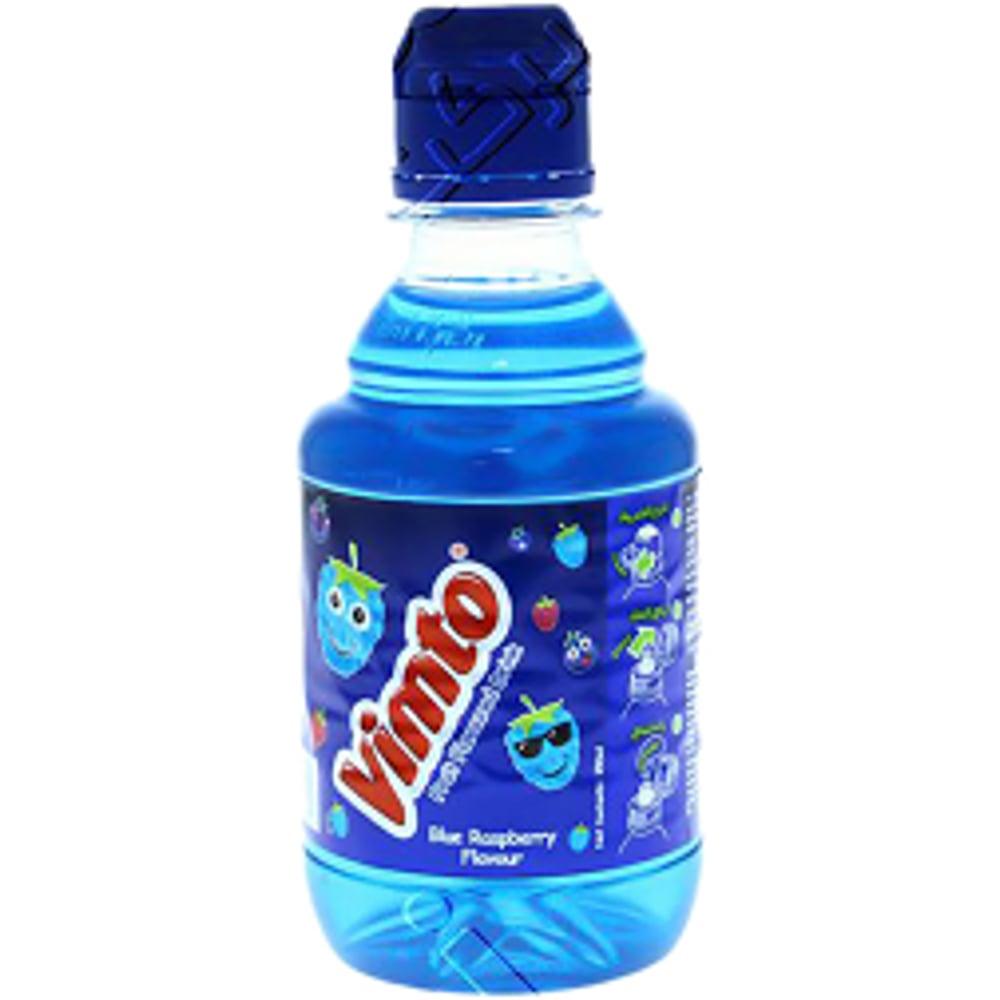 Buy Vimto Fruit Flavoured Drink 250ml Blue Rasberry Flavour Online in ...