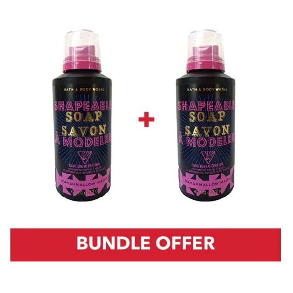 Bath & Body Works Marshmallow Magic Shapeable Soap 120g Pack Of 2pcs ...