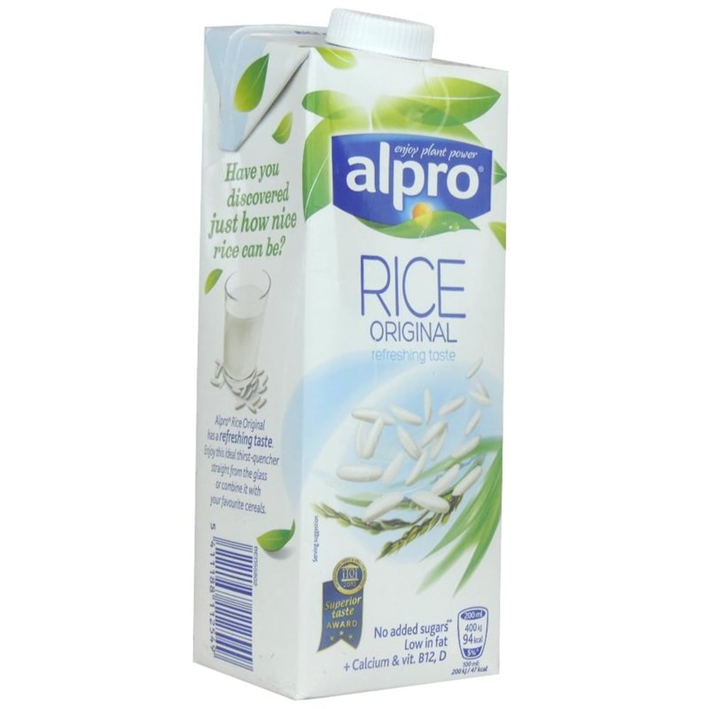 تسوّق Alpro Rice Milk 1L عبر الإنترنت في الإمارات | شرف دي جي