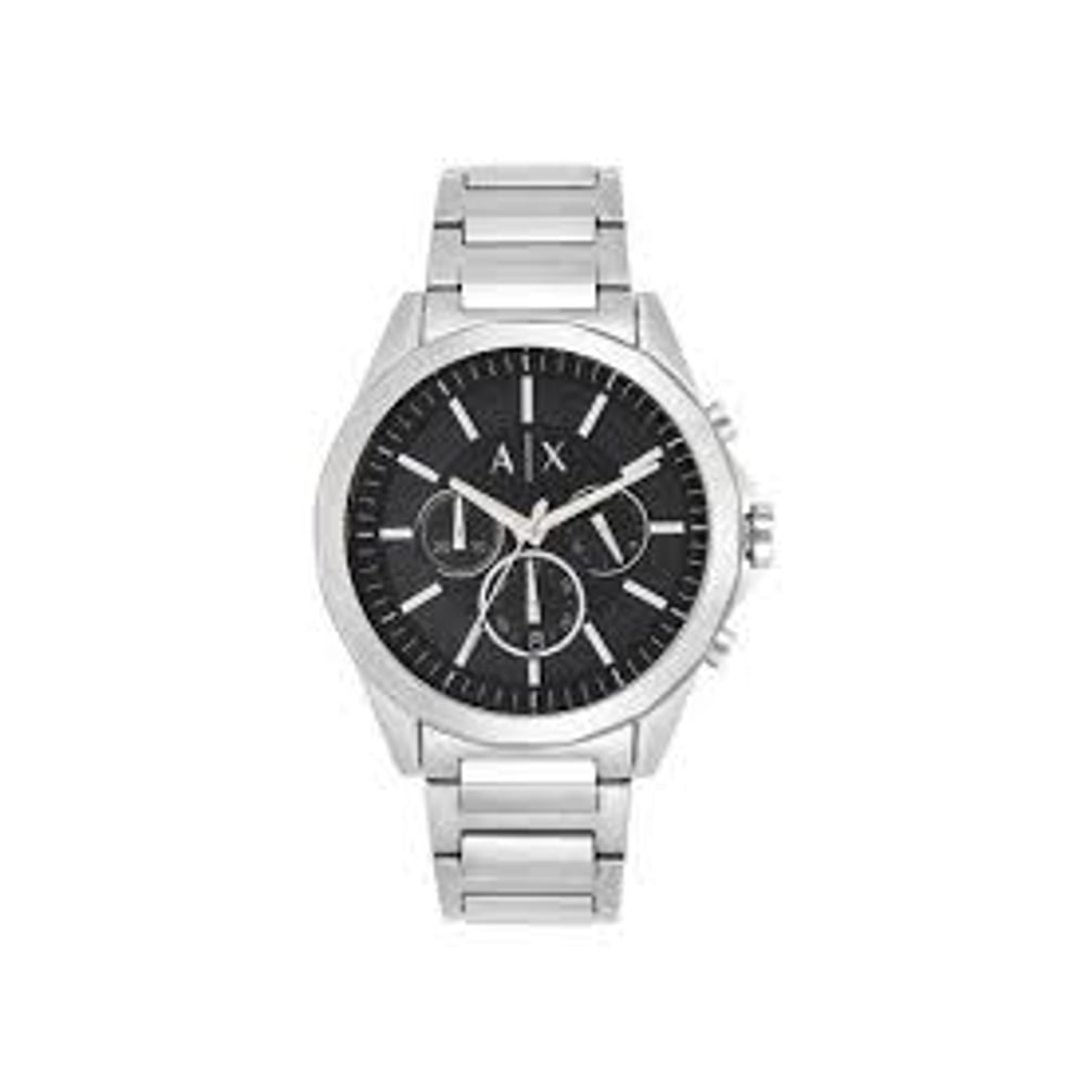 Buy Armani Exchange Silver Stainless Steel Men Watch AX2600 Online in ...