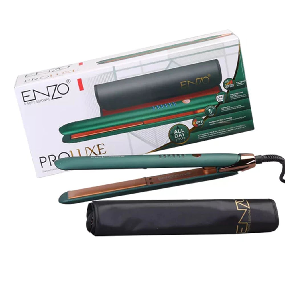 Buy ENZO Professional Proluxe Hair Straightener Ceramic Flat Iron EN ...