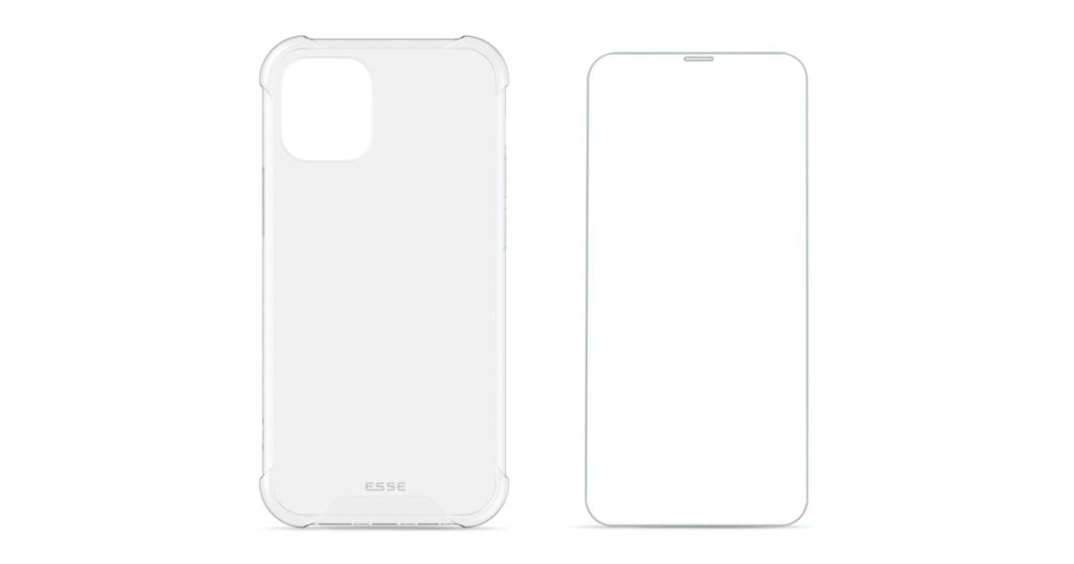 Buy Hyphen Clear Case With Screen Protector For iPhone 12 Pro/12 Online ...