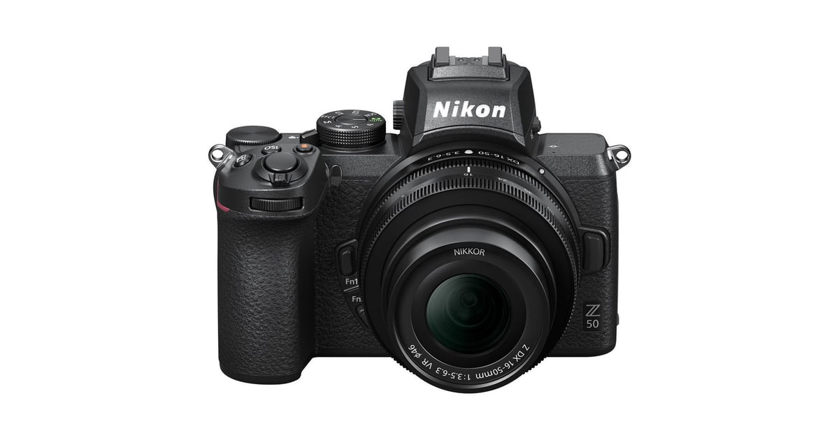 Nikon Z50 Digital Mirrorless Camera Black + Nikon NIKKOR Z DX 16-50mm f ...