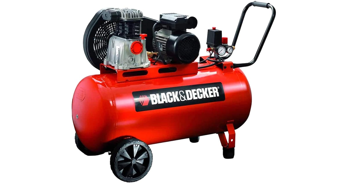 Buy Black + Decker 10 Bar Compressor, 1 Hp Motor, 100 L Tank, 220l/min ...