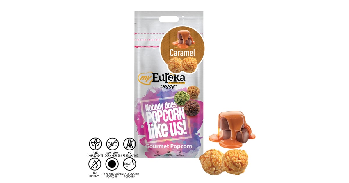 Buy Eureka Caramel Popcorn 140gms Online in UAE | Sharaf DG