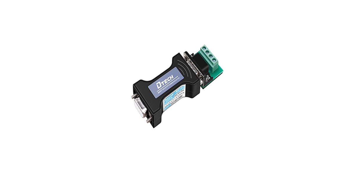 Buy DTECH RS232 to RS485 Serial Converter Adapter with 4 Position Terminal Block for Industrial ...