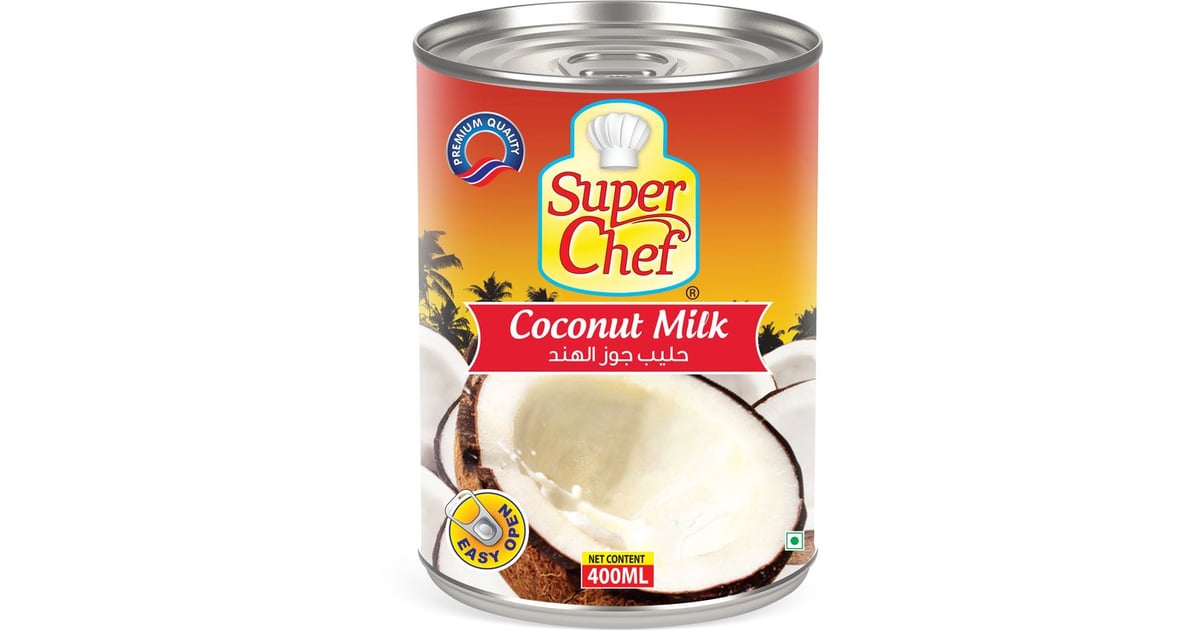 Buy Super Chef Coconut Milk 400ml Online in UAE | Sharaf DG