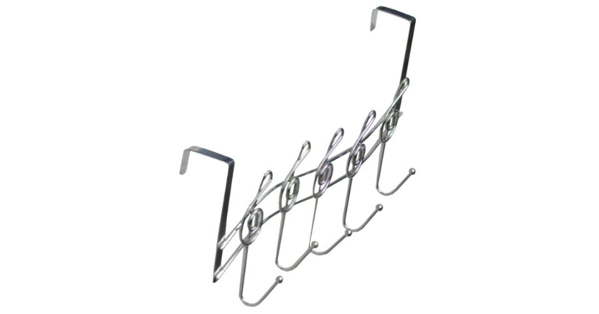 Buy Southern homewares music note treble clef shape over the door metal ...