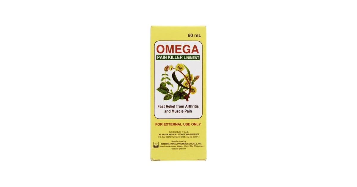 Buy Omega Pain Killer Liniment 60ml Online in UAE | Sharaf DG