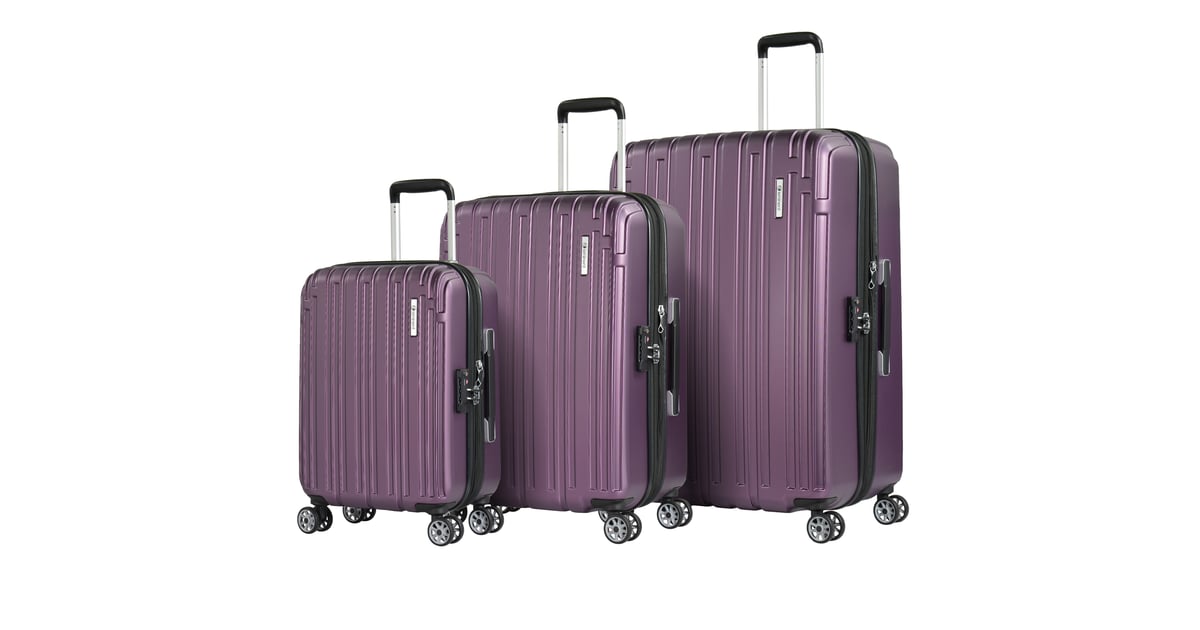 Buy Eminent 3pcs Trolley Luggage Set Purple Kg82 Online in UAE | Sharaf DG