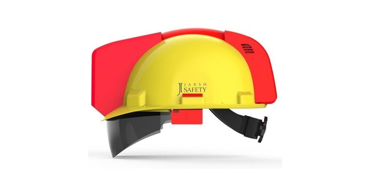 Buy Jarsh Safety JS-23SGC-R Air Conditioned Helmet Online in UAE ...