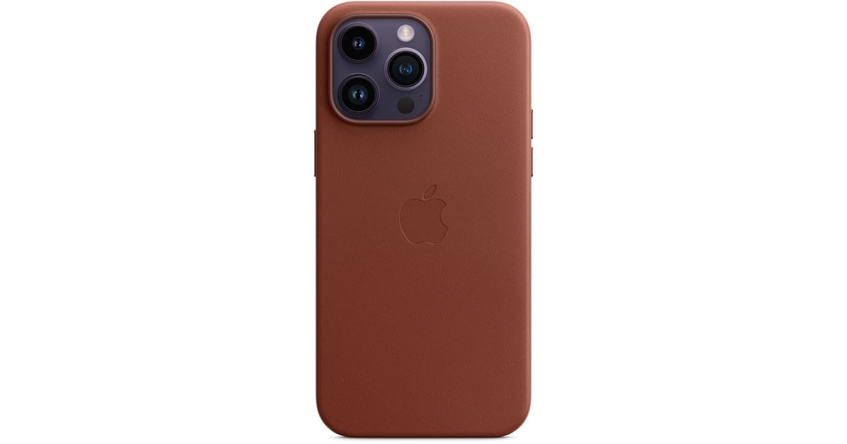 Buy Apple iPhone 14 Pro Max Leather Case Umber with MagSafe Online in UAE | Sharaf DG