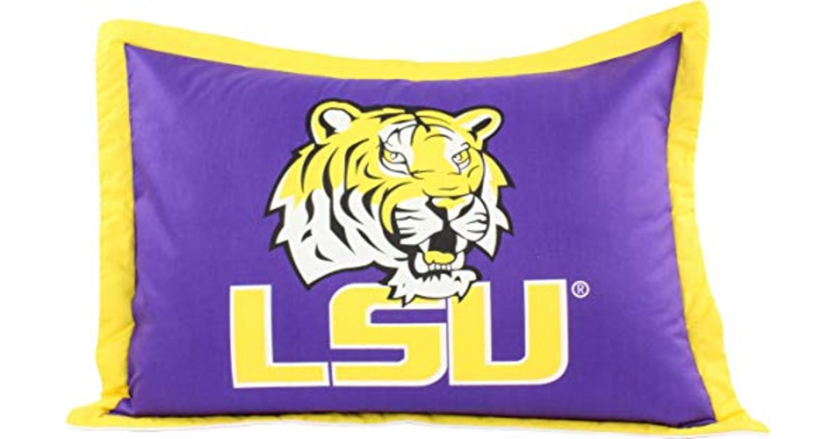 Buy College Covers Lsu Tigers Printed Pillow Sham Online in UAE | Sharaf DG