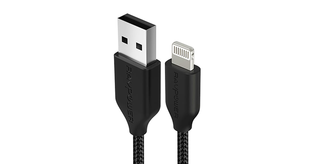 Buy Ravpower Kevlar Braided Cable 1ft Compatible For Lightning Devices ...