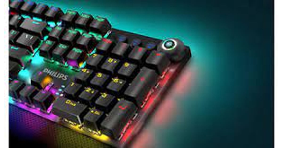Buy Philips Momentum Wired Mechanical Gaming Keyboard Online in UAE ...