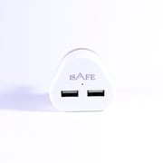 Buy Isafe Home Charger 3pin Adapter Online in UAE | Sharaf DG