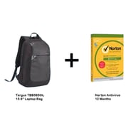 Buy Targus Laptop Backpack + Norton Antivirus 12 Months Online in UAE ...