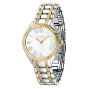 Buy Escada Zoe Silver/Gold Stainless Steel Analog Women Watch EW4735034 ...