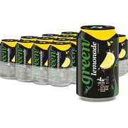 Buy Green Lemon Carbonated – 330ml (Pack of 24) Online in UAE | Sharaf DG