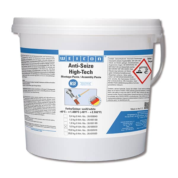 Buy Weicon Anti-seize High-tech Assembly Paste 5 Kg Protection Against ...