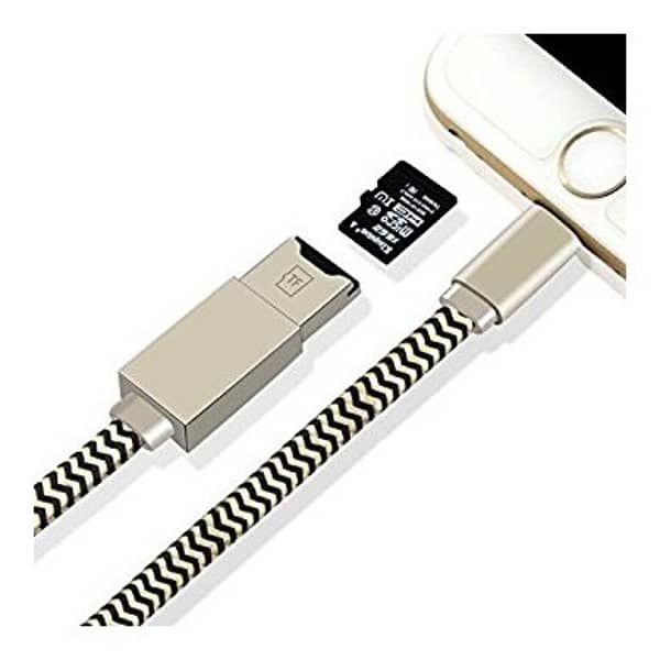 Buy Trands Lightning USB Cable With TF Card Reader TR-CR9364 Online in ...