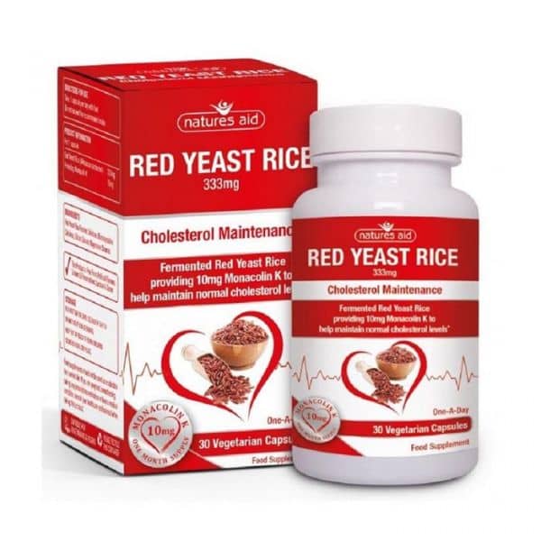 Buy Natures Aid Red Yeast Rice 333mg 30 Capsules Online in UAE | Sharaf DG