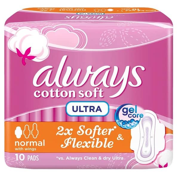 Buy Always 4015400213826 Cotton Soft Normal Pad 10 Pcs Online in UAE ...