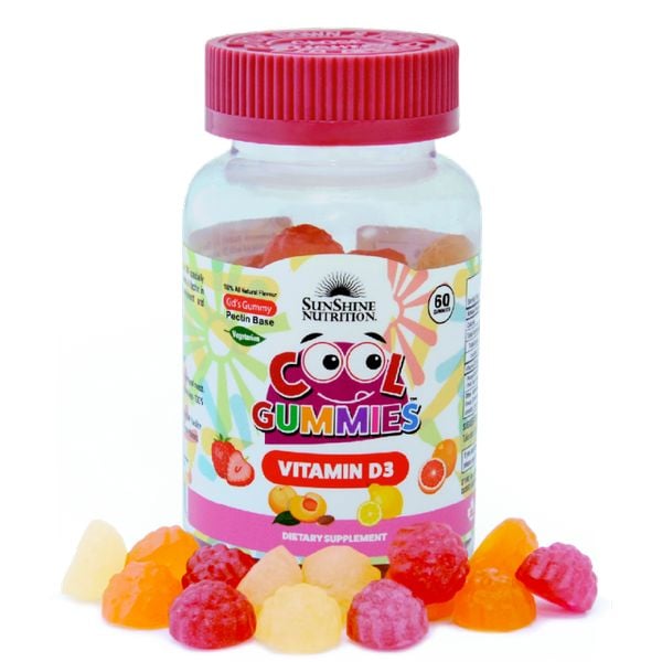 Buy Sunshine Nutrition Cool Gummies Vitamin D3 Online in UAE | Sharaf DG