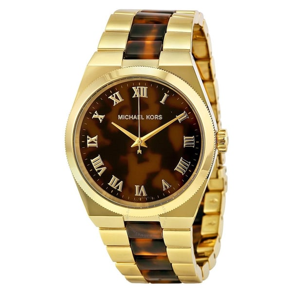 Buy Michael Kors Channing Tortoise Shell Dial Ladies Watch Online in ...