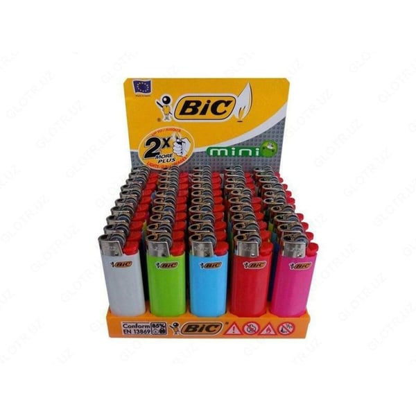 BIC J5 Mini Neon CR Lighter 50pc Set price in Bahrain, Buy BIC J5 Mini ...